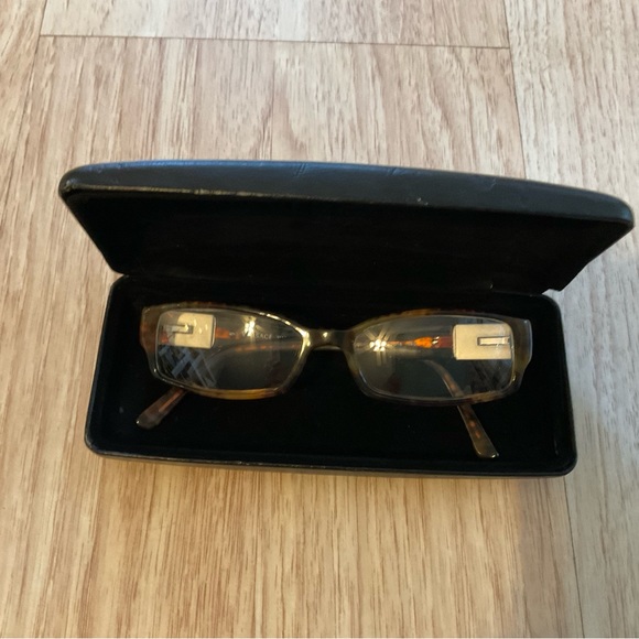 Other | Versace 395 143 Eyeglasses Brown Tortoise Rectangle Frames 5316 ...